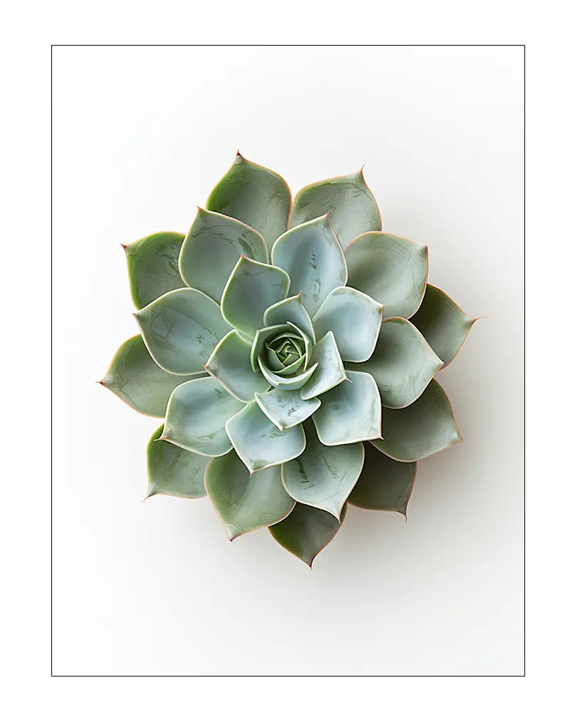 Green Succulent Poster - Digital Wall Art shop - Quality poster