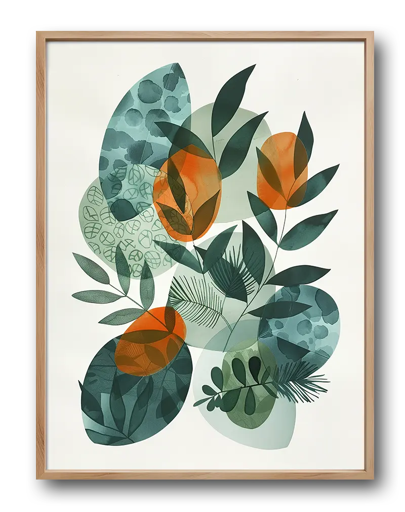 Botanical Graphic Poster - Digital Wall Art shop - Quality poster