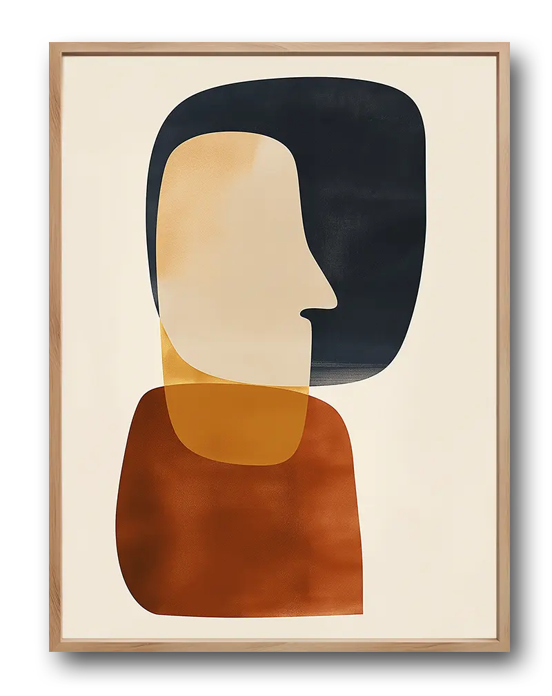 Artistic Profile Poster - Digital Wall Art shop - Quality poster