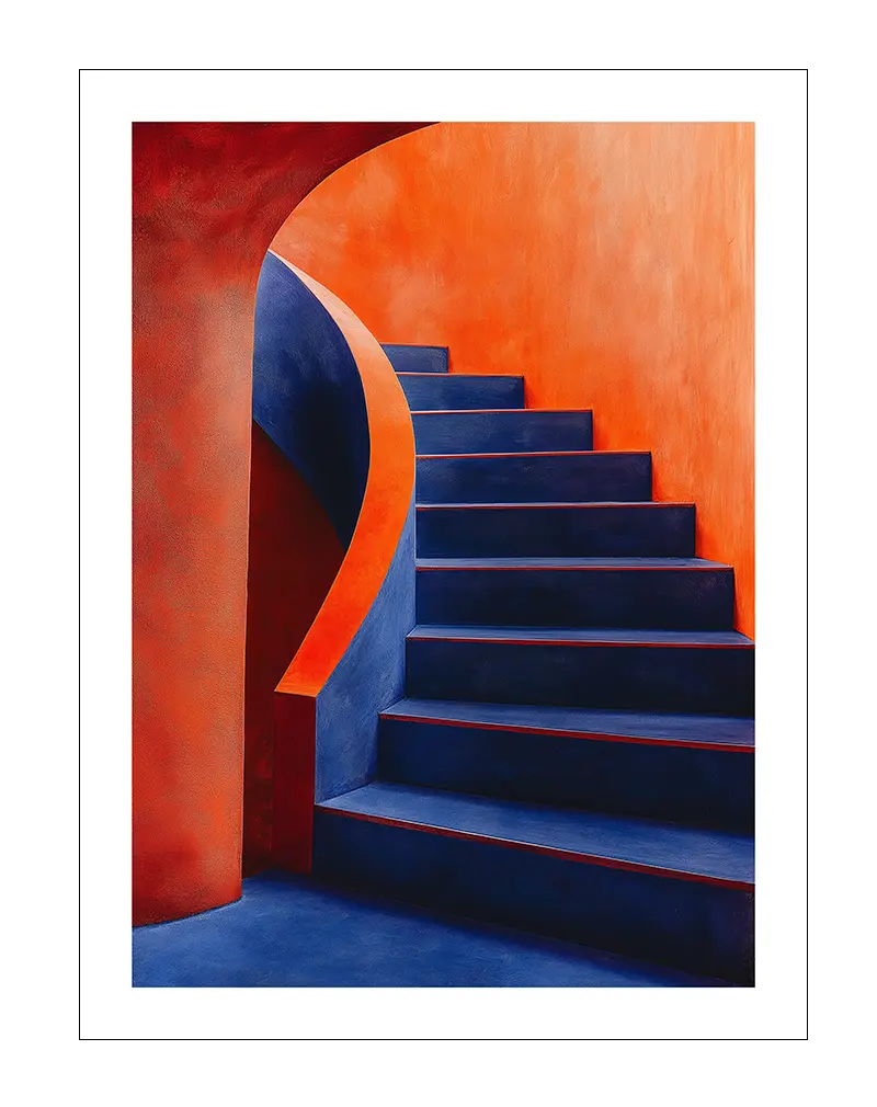 Colorful Ascent Poster - Digital Wall Art shop - Quality poster