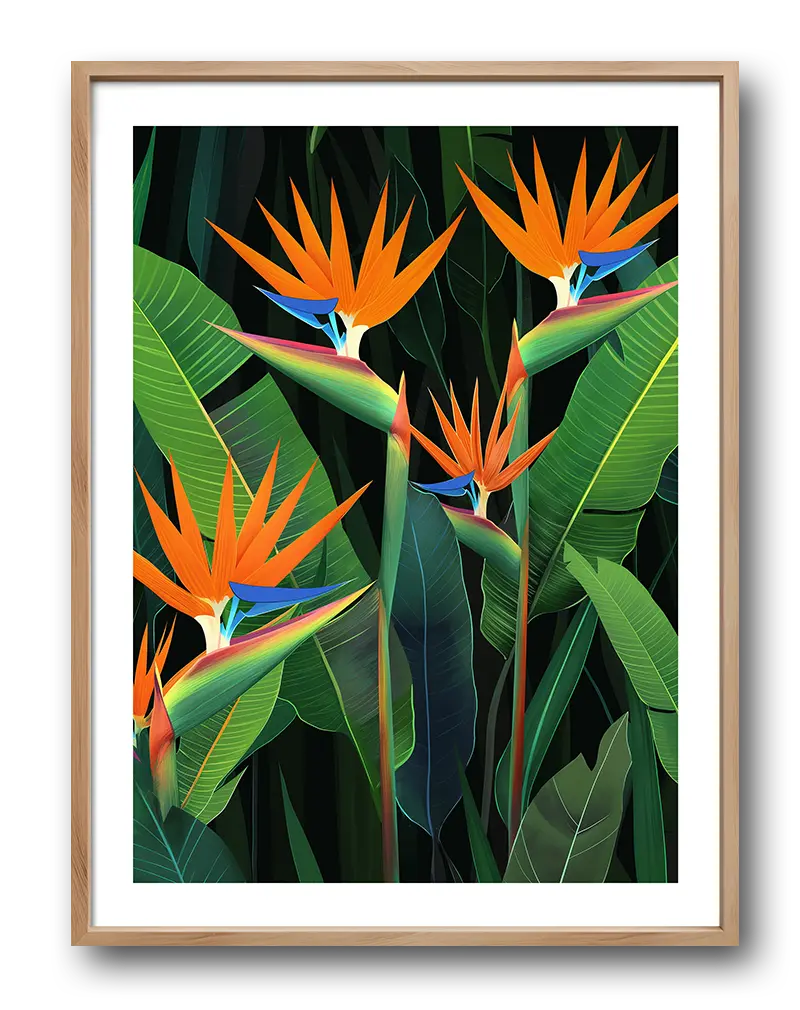 Lush Flora Poster - Digital Wall Art shop - Quality poster