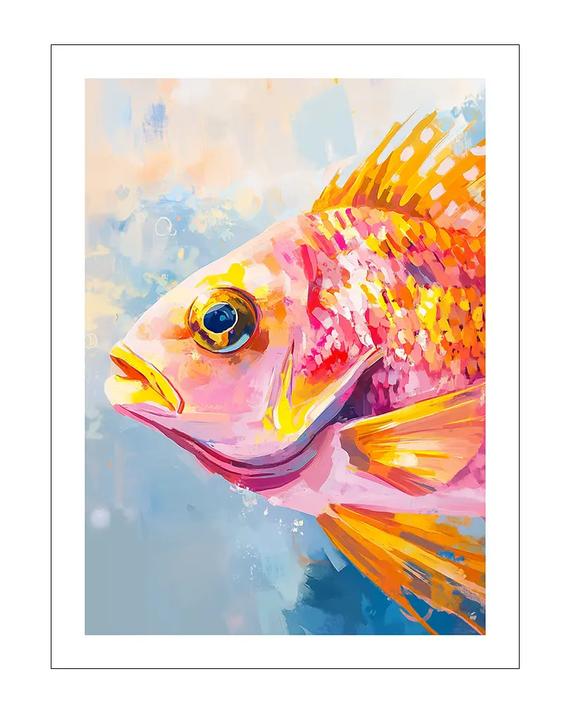 Tropical Fish 2 Poster - Digital Wall Art shop - Quality Poster